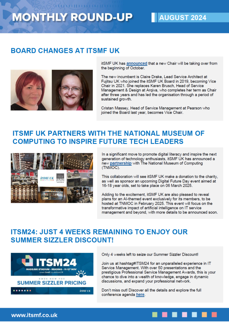 Monthly Round-up - itSMF UK